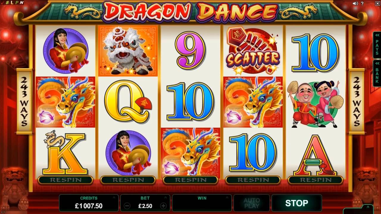 Dragon Dance slot machine: Bonus fino a 1000 euro e 200 free spins